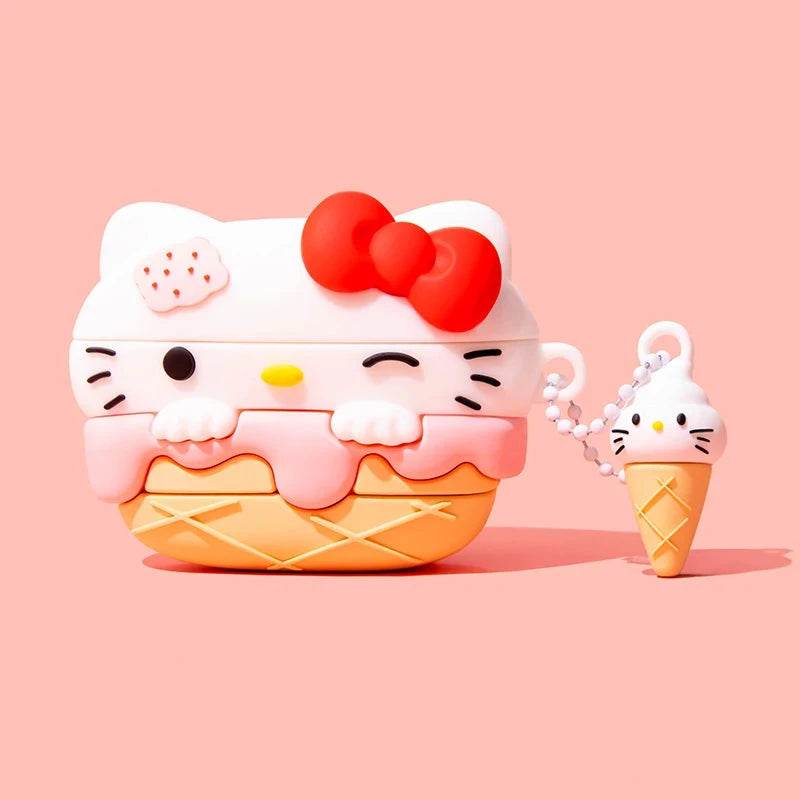Ice Cream Kitty AirPods Case | Vox Megastore | Cute Protective Cover