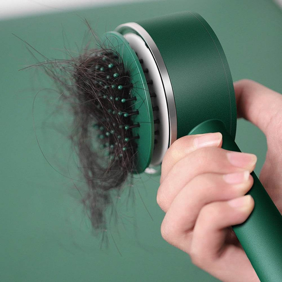 Self Cleaning Round Hair Brush – Vox Megastore