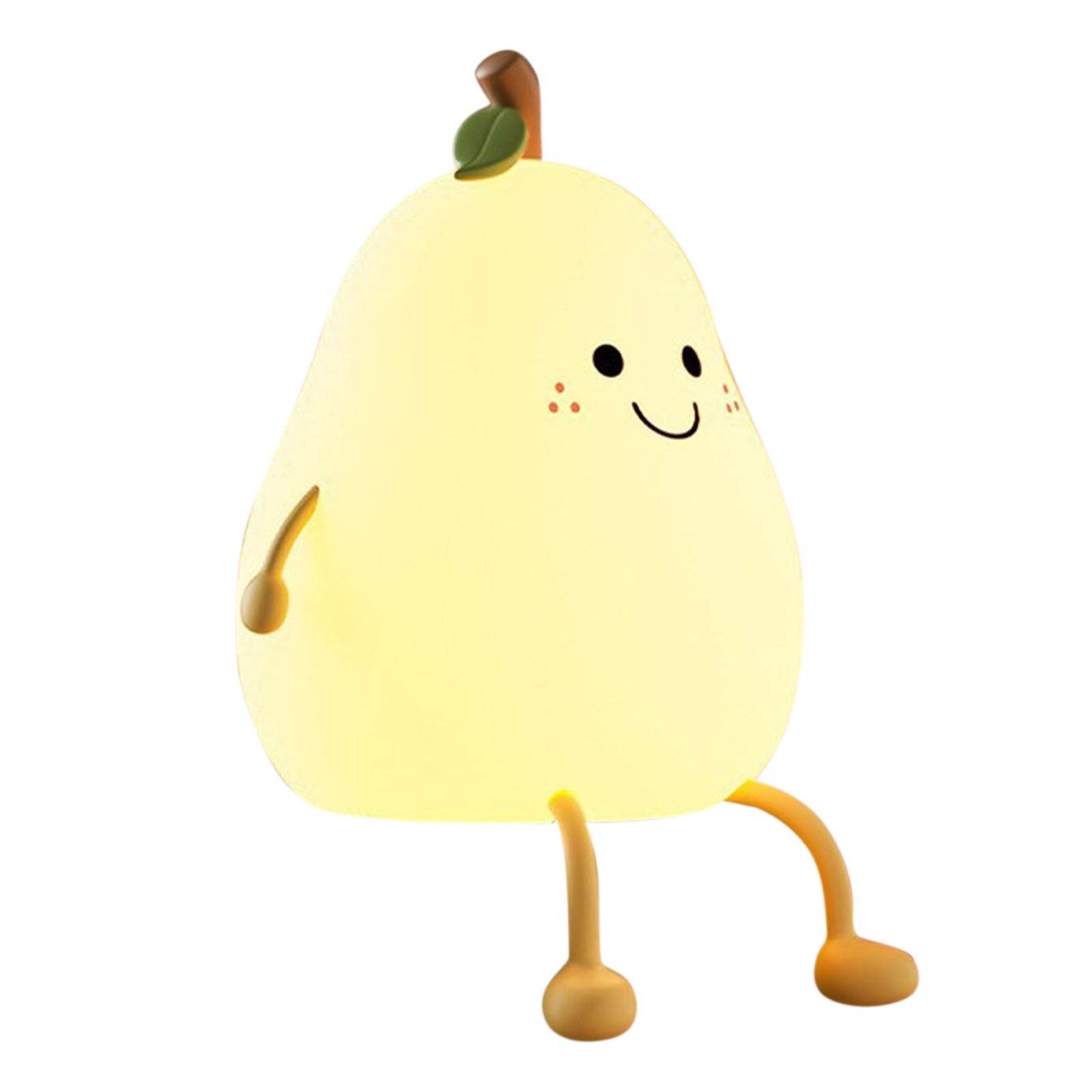LED Pear Fruit Night Light | Vox Megastore | Cute Desk Lamp
